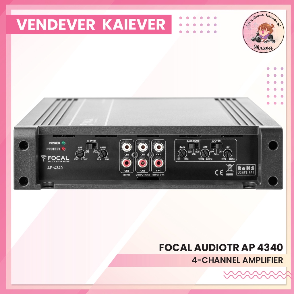 เพาเวอร์แอมพลิไฟเออร์ Focal รุ่น AP4340 | Shopee Thailand