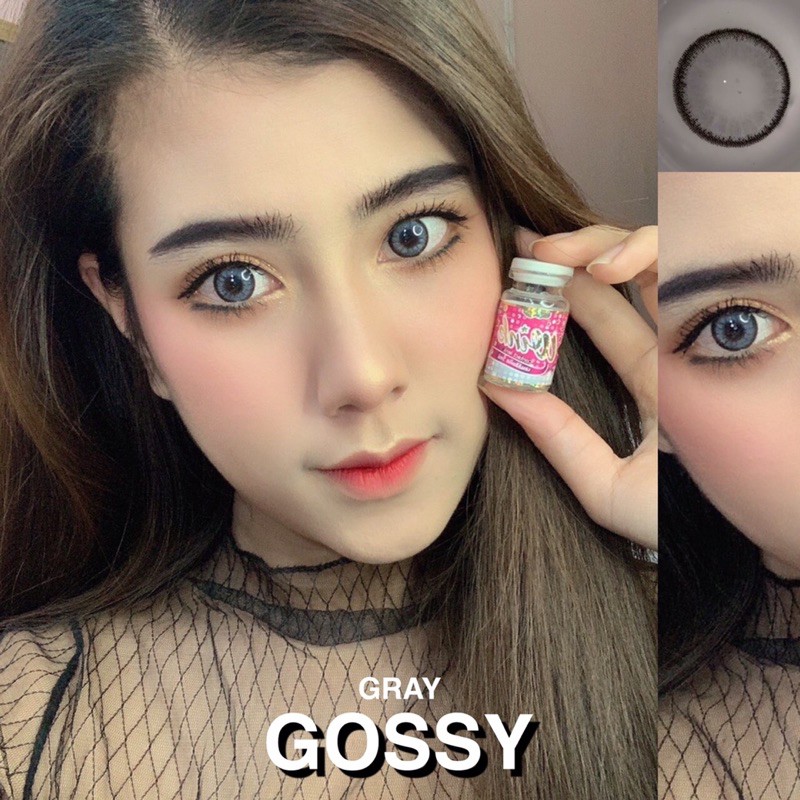คอนแทคเลนส์ ลาย GOSSY GRAY | Shopee Thailand