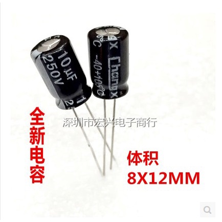 10pcs 200V อลูมิเนียม Electrolytic Capacitor 10uf 33uf 47uf 68uf 100uf 220uf 330uf 470uf 680uf ...