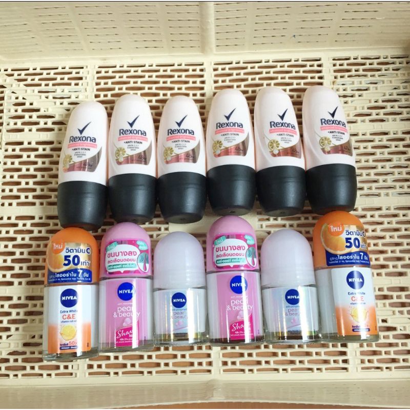 โรออน Rexona&NIVEA ขนาดพกพา 12ml/20ml/25ml | Shopee Thailand