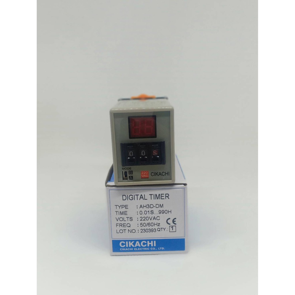 Timer Digital Relay นาฬิกาตั้งเวลา S,M,H CIKACHI ไฟ220VAC | Shopee Thailand