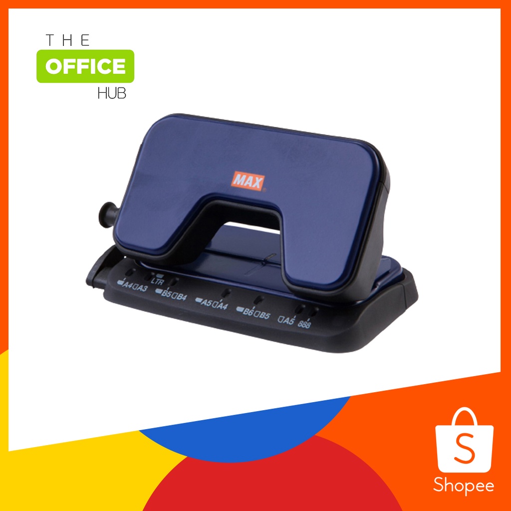 MAX แม็กซ์ เครื่องเจาะกระดาษ DP-15T 1 อัน/กล่อง คละสี | Shopee Thailand