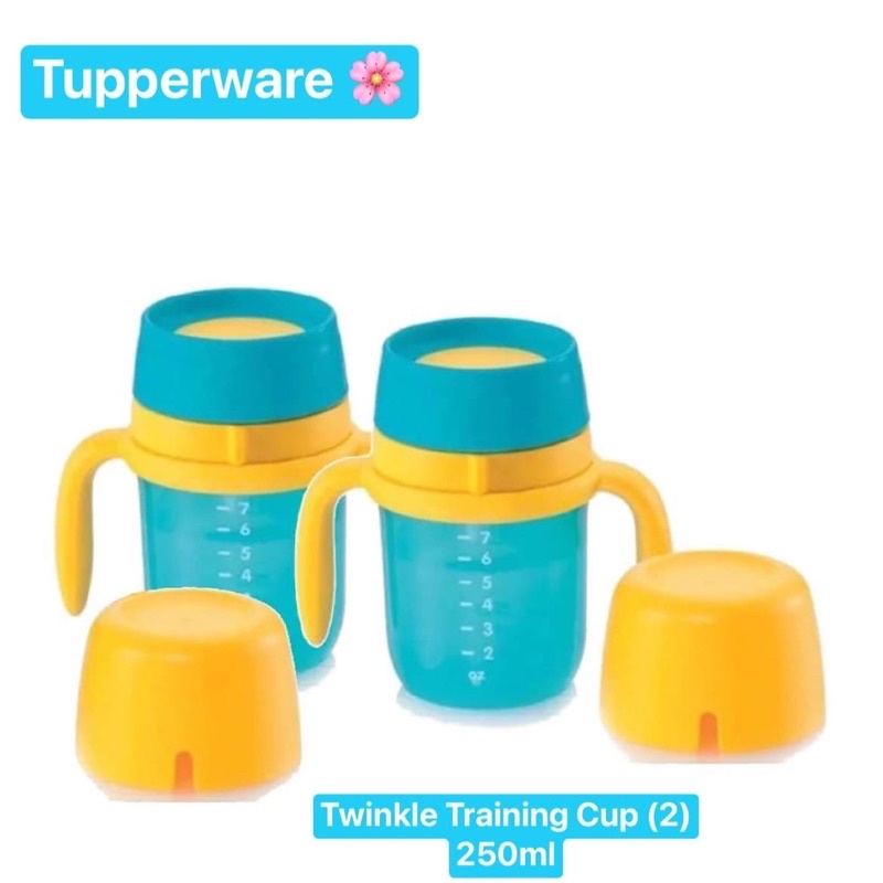 แก้วหัดดื่ม Tupperware รุ่น Twinkle training cup ขนาด 250ml | Shopee ...