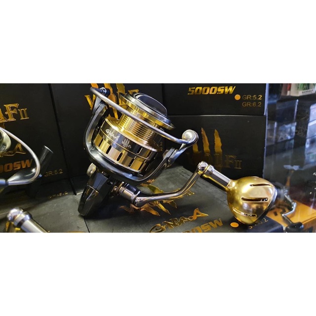 รอก New G-Max WOLF 2020 .11+1 Ballbearing 5.2:1 Gear ratio | Shopee ...