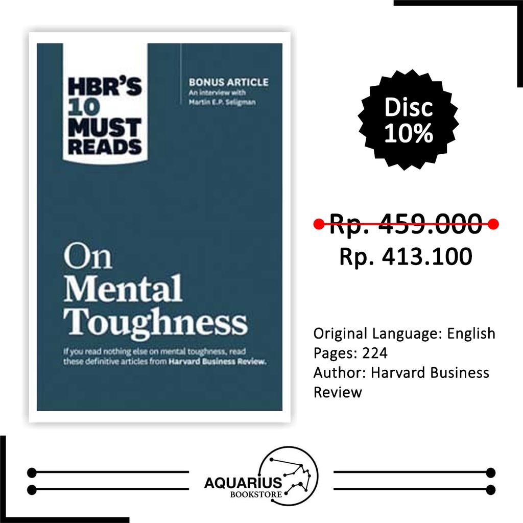Hbr 10 Must Reads On Mental Toughness หนังสือโลหะสําหรับอ่านหนังสือ ...