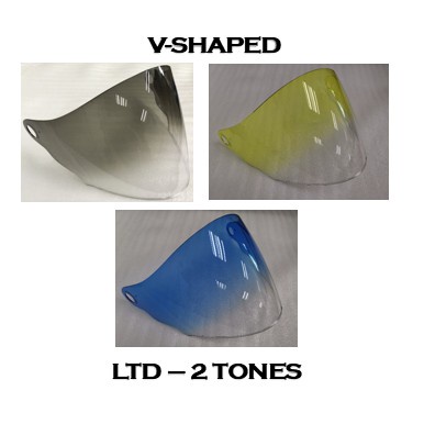 หมวกกันน็อค BOB VISOR LTD V-SHAPE 2 โทนสี สําหรับ INDEX / SWAN / LTD ...