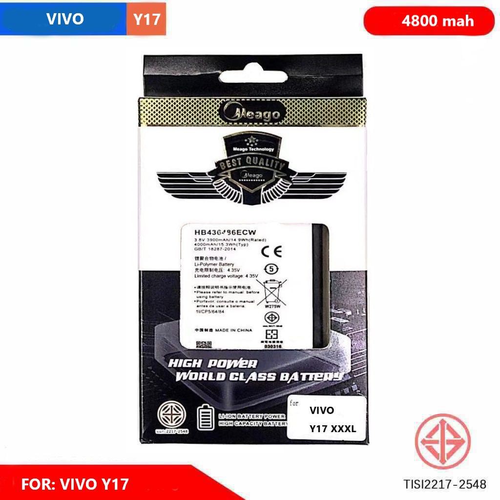 Battery Batt แบต แบตเตอร์รี่ Vivo Y11 , Y12 , Y17 4800mAh(แถมไขควง ...
