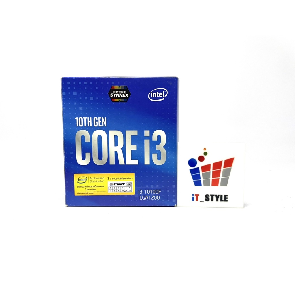 INTEL CPU (ซีพียู) 1200 CORE I3-10100F 3.60 GHz ประกันศูนย์ไทย | Shopee Thailand