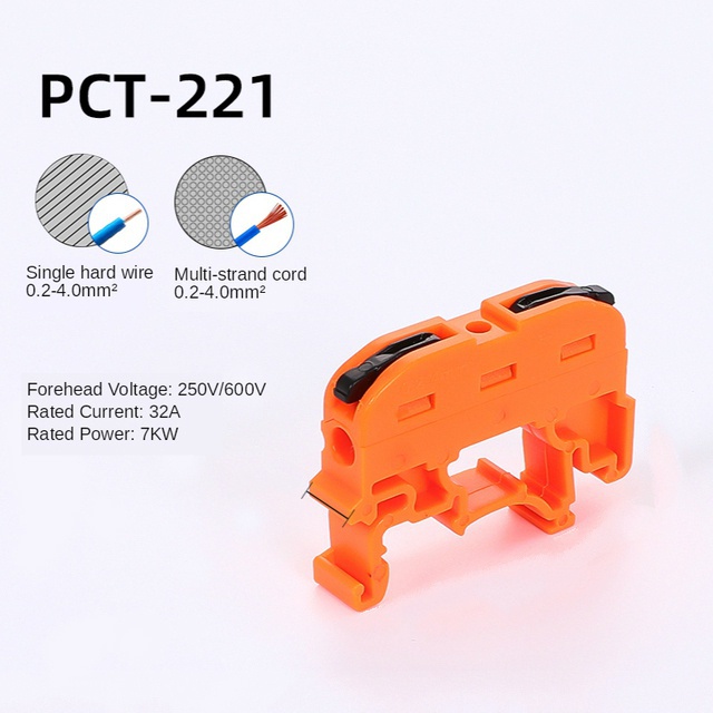 Spl-1 ขั้วเชื่อมต่อประเภทแบบด่วน 32A 10 ชิ้น UK2.5B Terminal Block | Shopee Thailand