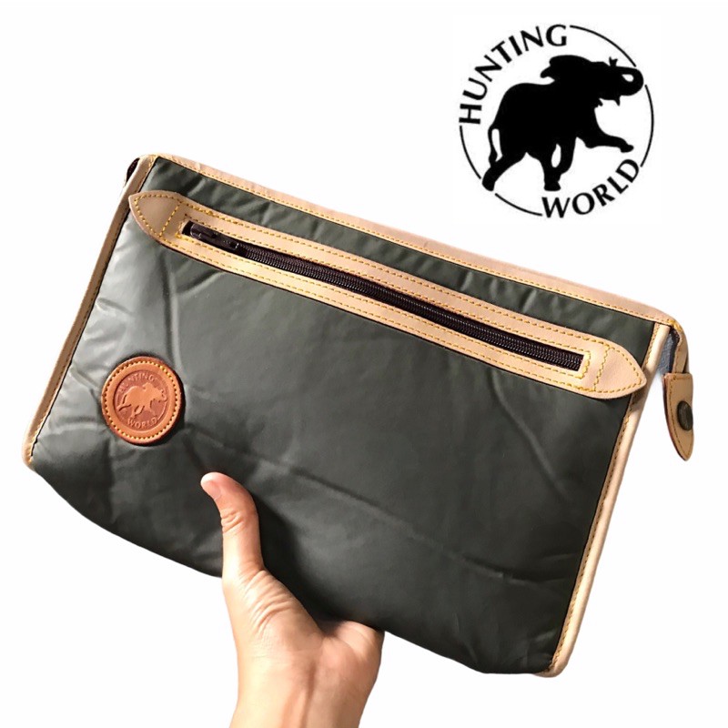 กระเป๋า Hunting World Clutch Bag แท้ | Shopee Thailand