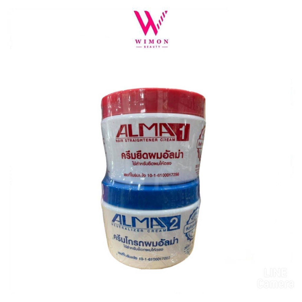 Alma Straightener Cream 300 g. ครีมยืดผม อัลม่า น้ำยายืด /10165 ...