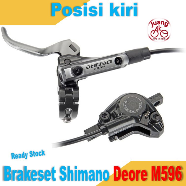 Shimano deore m596 เบรคไฮดรอลิคดิสก์เบรกตําแหน่งซ้าย | Shopee Thailand