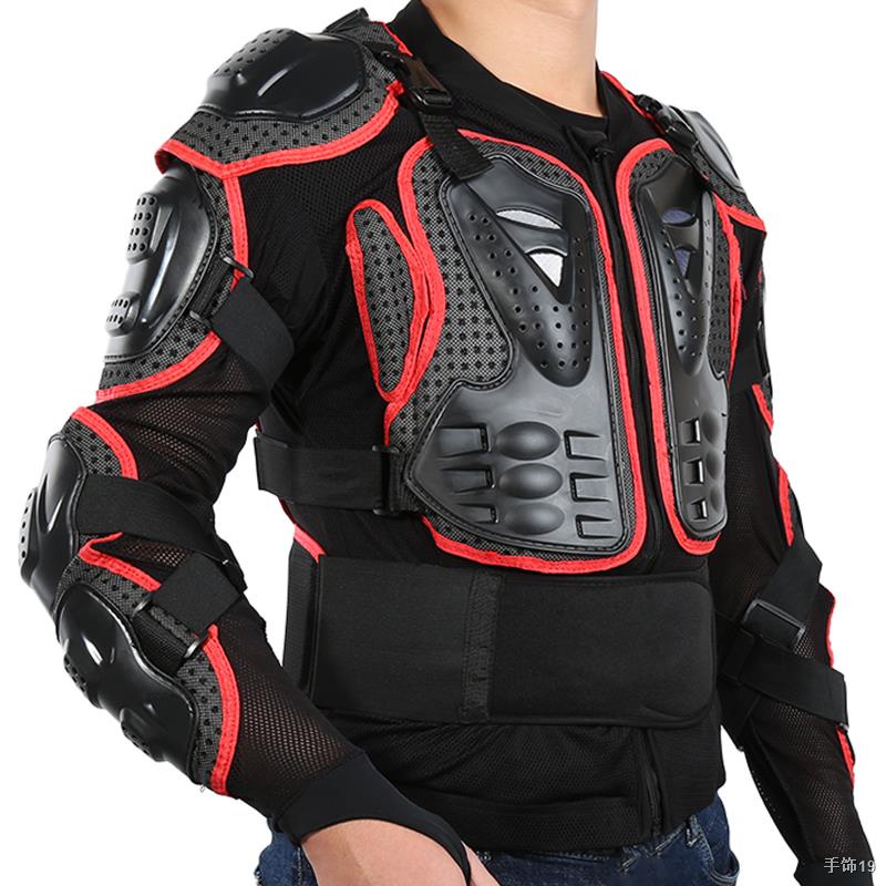 ♠Motorcycle full body armor jacket Moto Bulletproof Protect Vest Turtle ...