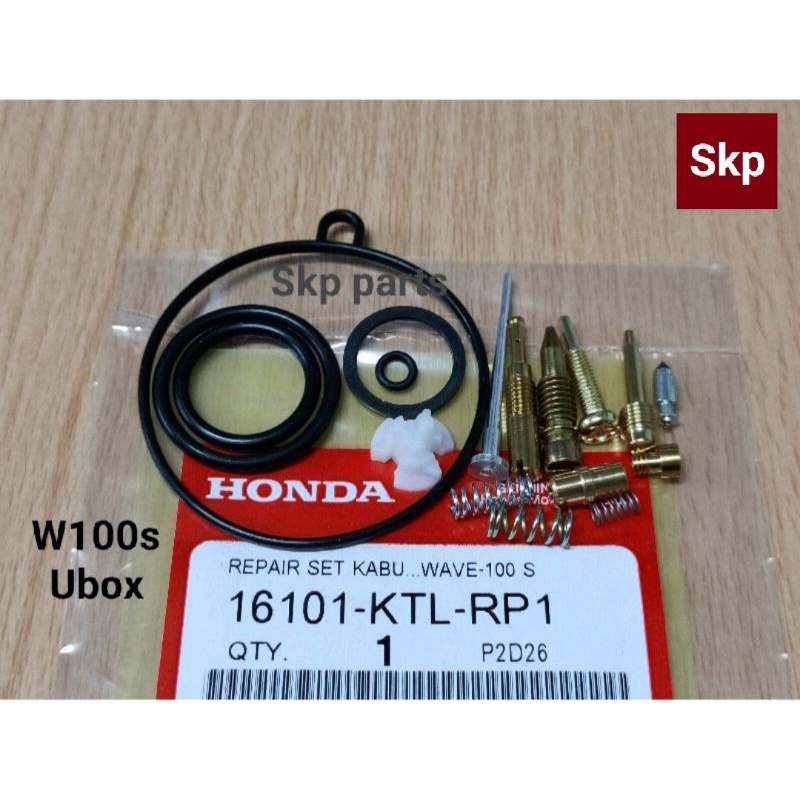 [KTL]ชุดซ่อมคาบู ชุดซ่อมคาร์บู คาบุ ใส่รุ่น W100S Ubox ปี2005 *สินค้าดี ...