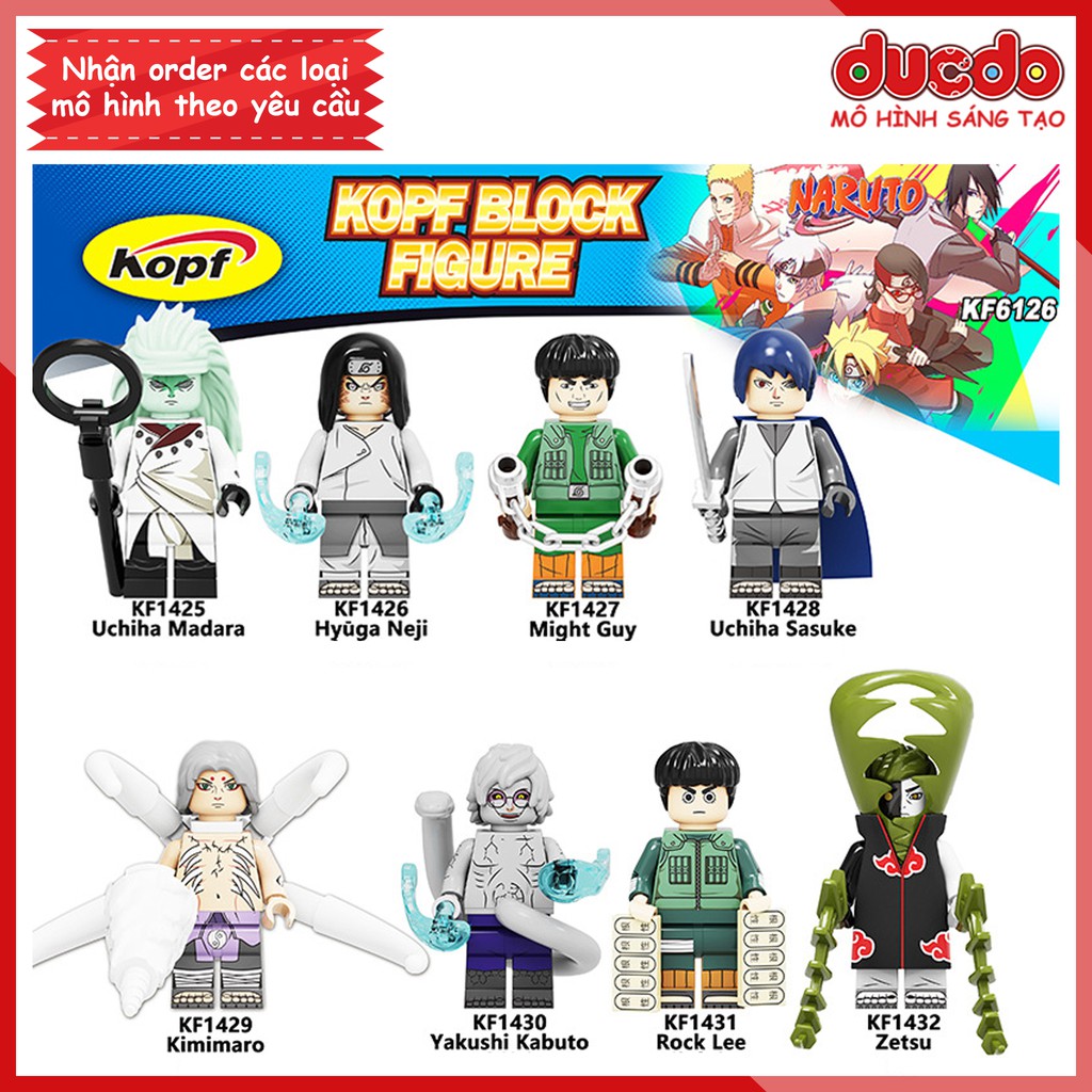 Minifigures ตัวละคร Naruto Madara Kikimaro Kabuto ตัวละคร - ปริศนาของเล ...