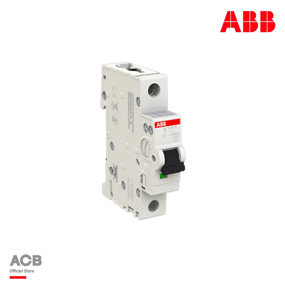 ABB - S201M-C32 ลูกย่อยเซอร์กิตเบรกเกอร์ 32 แอมป์ 1 โพล 10 kA (IEC ...