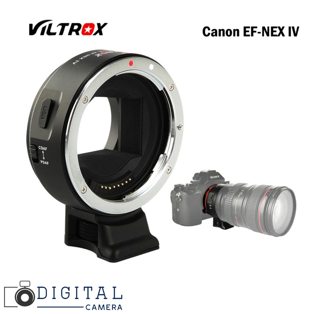 Viltrox EF-NEX IV Auto Focus Lens Mount Adapter (EF - NEX E FE) | Shopee Thailand