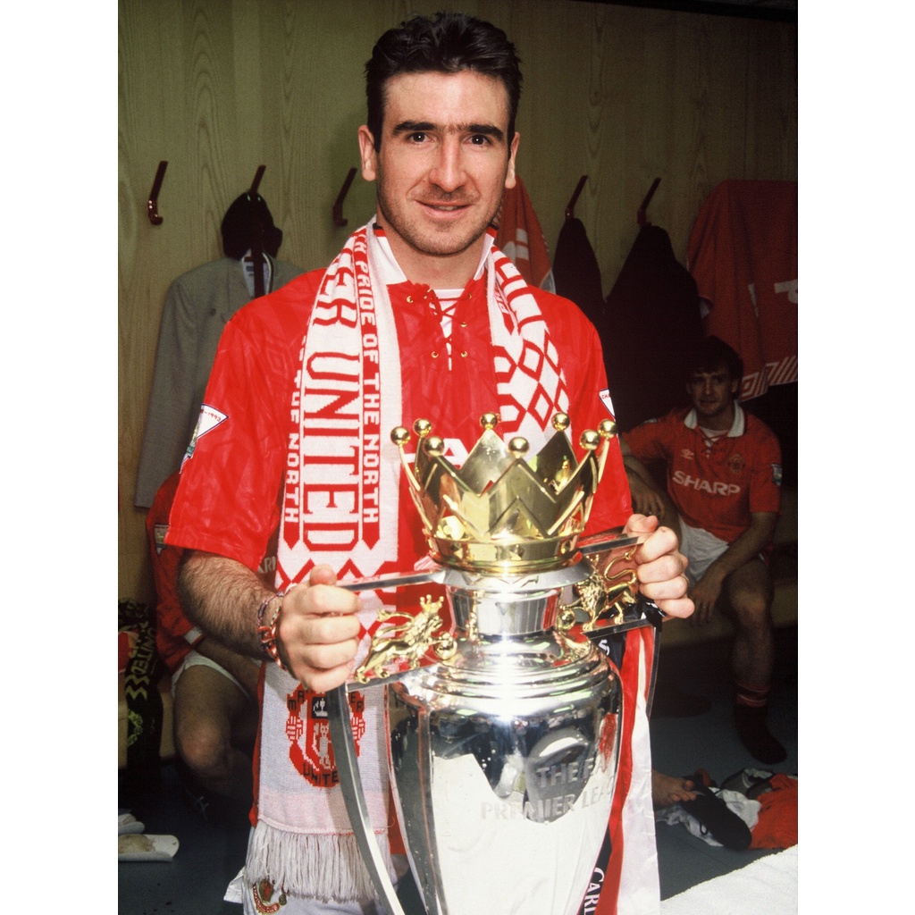 โปสเตอร์ เอริก ก็องโตนา Eric Cantona Manchester United แมนเชสเตอร์ ...
