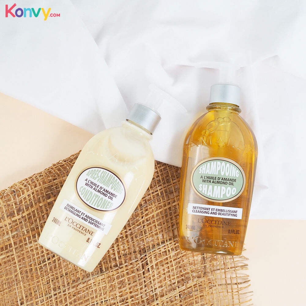 LOccitane Amande Shampoo Cleansing and Beautifying 240ml ล็อกซิทาน ...