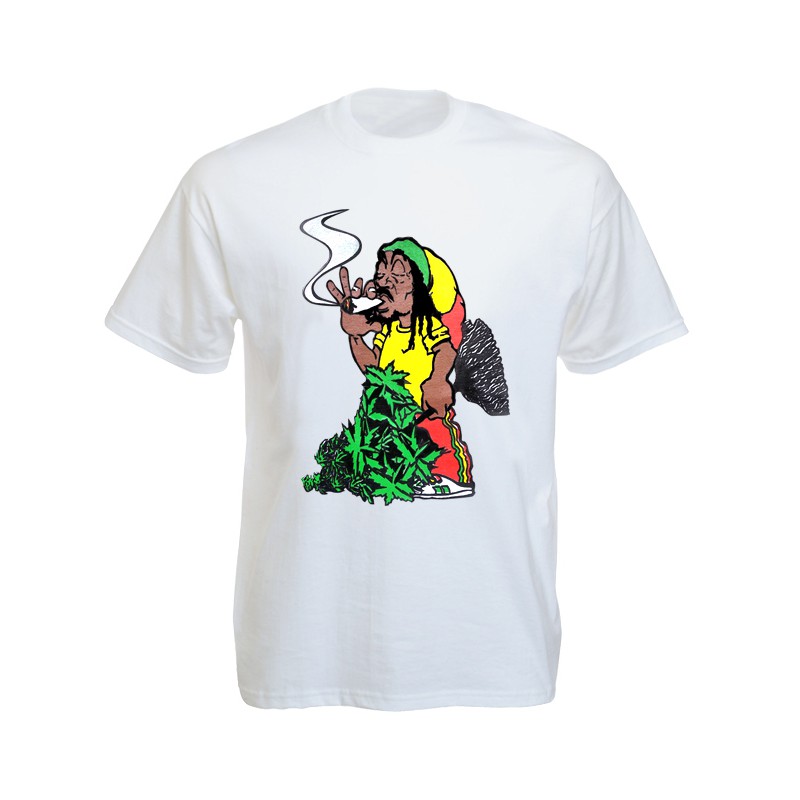 เสื้อยืดราสต้าTee-Shirt Rastaman Smoking Joint เสื้อยืดสีขาว/สีดำลาย ... เสื้อยืดราสต้าTee-Shirt Rastaman Smoking Joint เสื้อยืดสีขาว/สีดำลาย ...