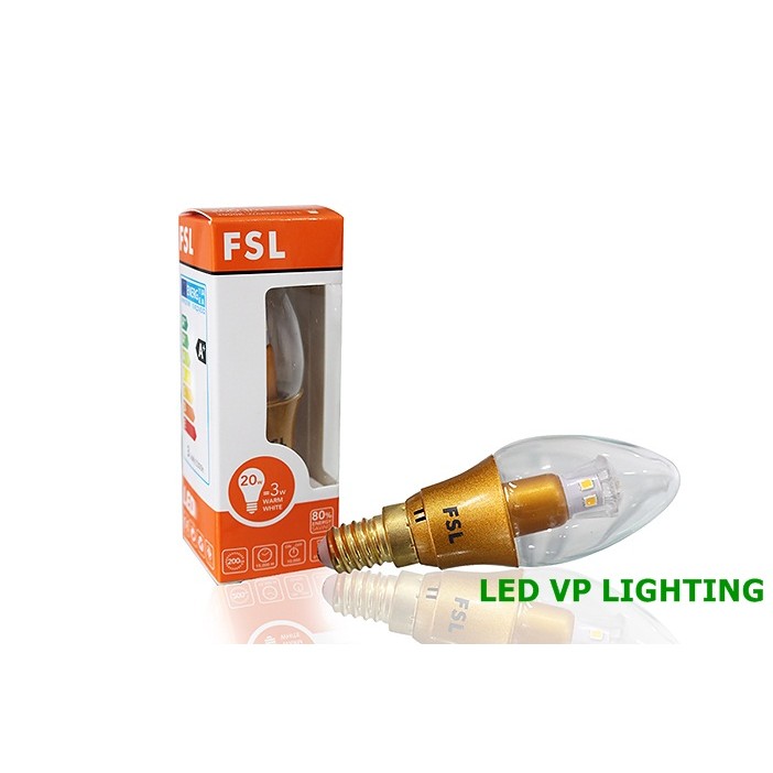 LED-FSL-E14-3W-แสงวอร์ม | Shopee Thailand