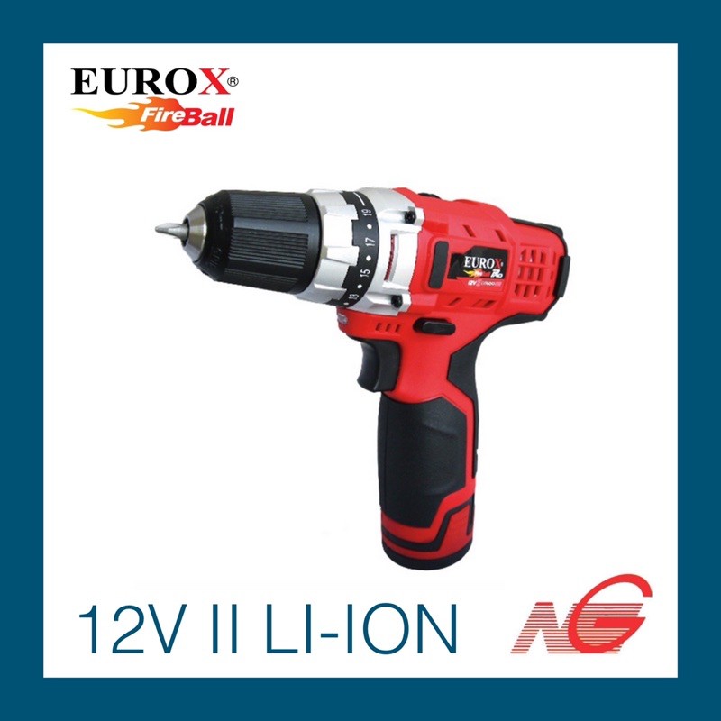 สว่านไร้สาย EUROX 12V II (แบตเตอรี่ 1 ก้อน) | Shopee Thailand