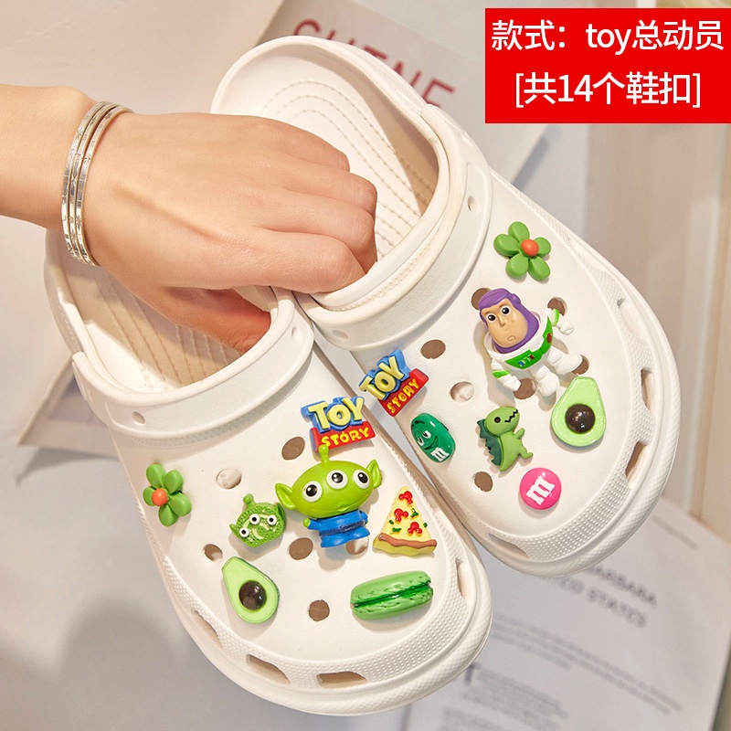 Toy Story jibbitz charms Buzz Lightyear charms จี้รูปรองเท้า ดอกไม้ หัว ...