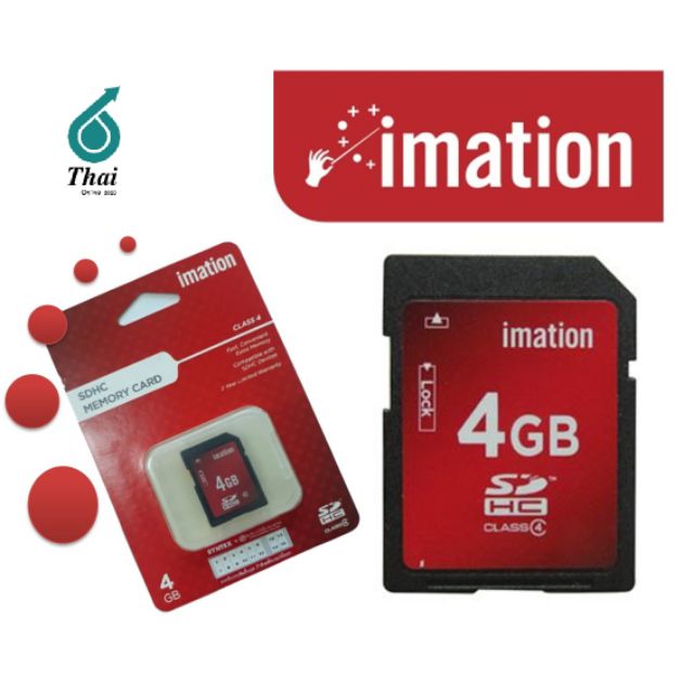 4GB SDHC CARD IMATION CLASS 4 เมมโมรี่ การ์ด | Shopee Thailand