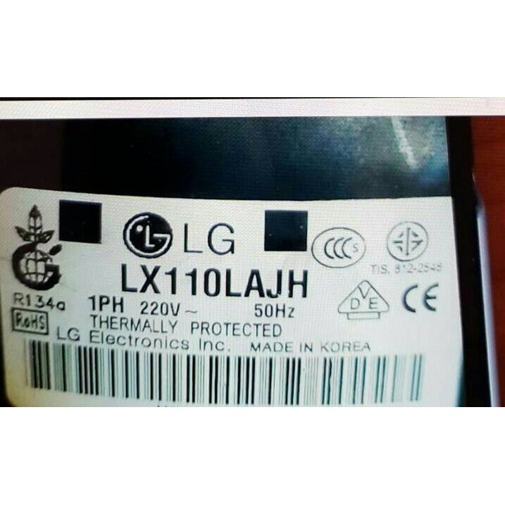 0000460 คอมเพรสเซอร์ TCA35351632 Lg คอม เพรสเซอร์ lx110, lx125 | Shopee ...