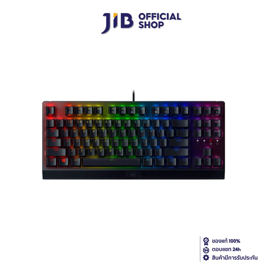 KEYBOARD (คีย์บอร์ด) RAZER BLACKWIDOW V3 TENKEYLESS (RAZER YELLOW ...