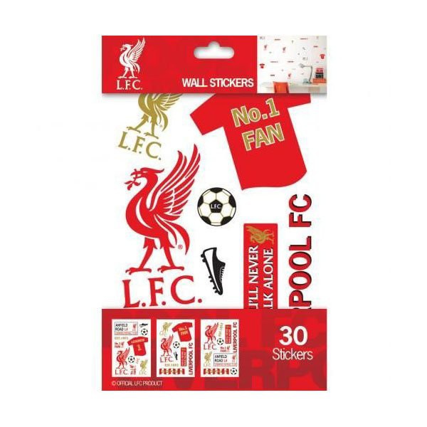Liverpool FC Wall Sticker Pack (สีขาว/แดง) | Shopee Thailand