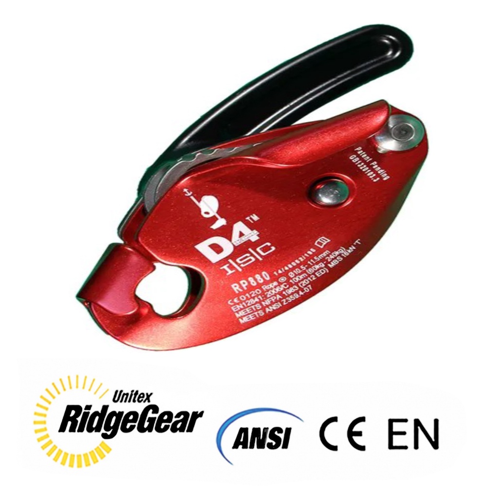 อุปกรณ์โรยตัวไต่ขึ้นแบบคันโยกRescue Descender ISC D4 | Shopee Thailand