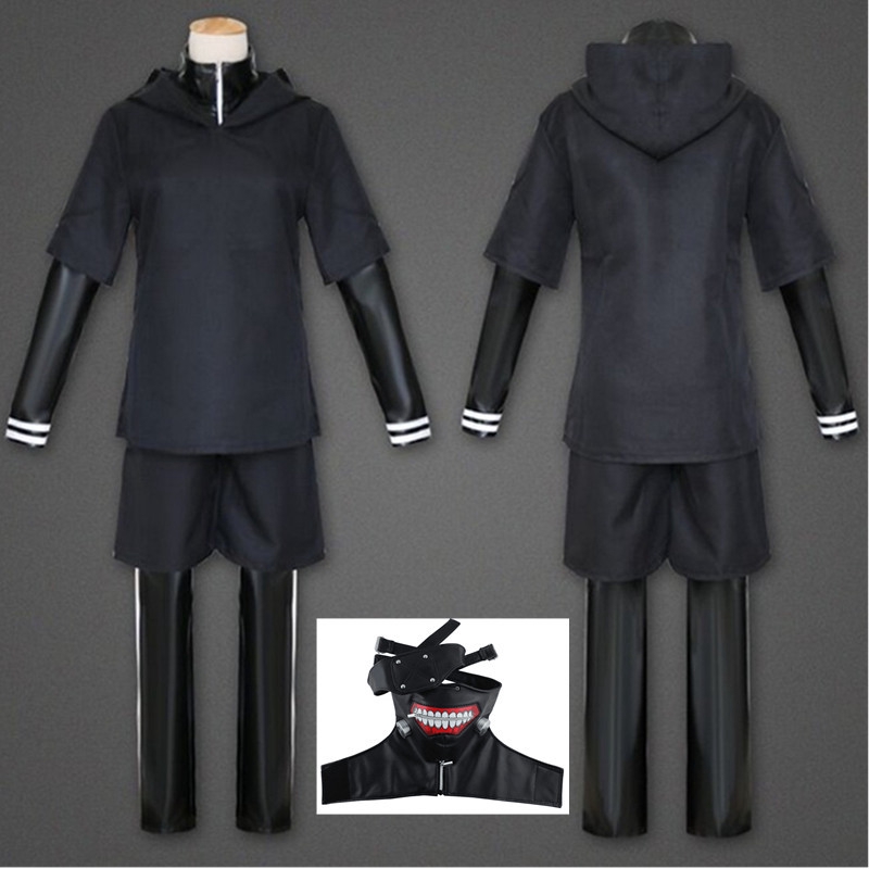 Tokyo Ghoul Jin Muyan Food Seed Battle Suit 4-piece Cosplay Anime ...