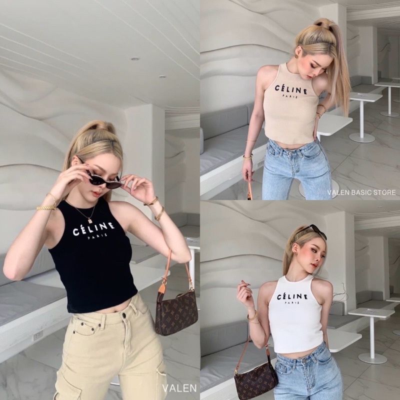 เสื้อกล้าม top แบรนด์สุดฮิต เสื้อกล้ามใส่แมชง่าย valen basic store | Shopee Thailand
