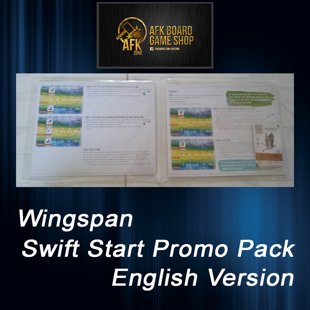 Wingspan ENG Version Swift Start Promo Pack - Board Game | Shopee Thailand