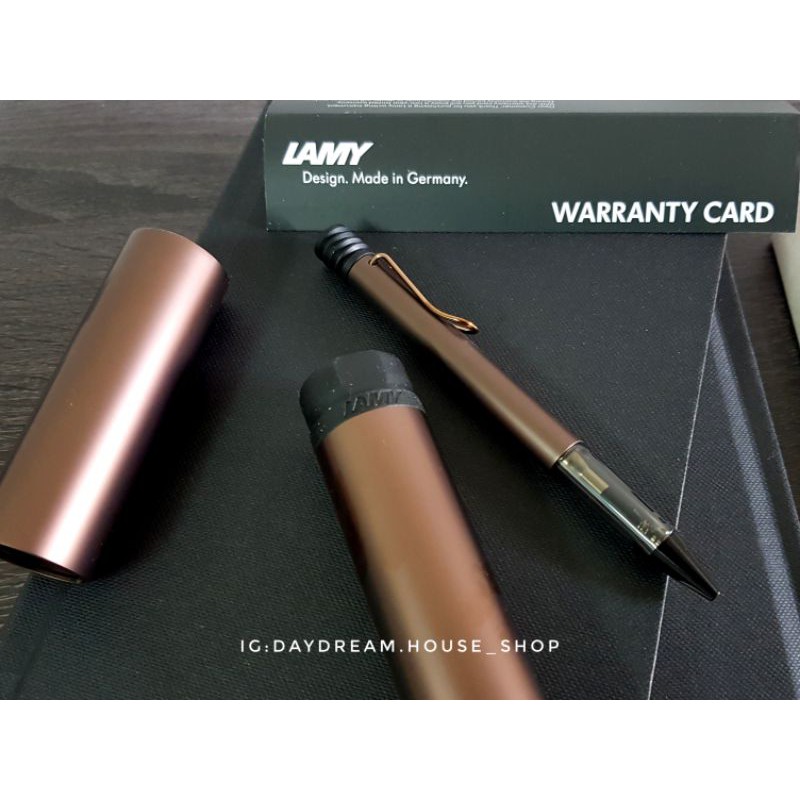 รับหิ้ว ปากกา Lamy Lx สี Marron สุดสวย สวยมากกก รุ่นลูกลื่นแบบกด | Shopee Thailand