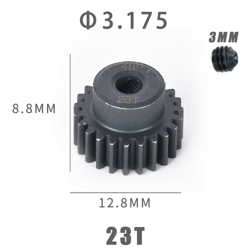 เฟืองมอเตอร์โลหะ 48P 14T 15T 16T 17T 18T 19T 20T 22T 24T 25T 26T 27T 28T 29T 30T สําหรับโมเดลรถ ...