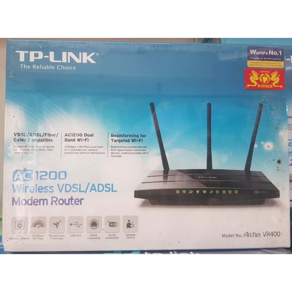Modem Router VDSL/ADSL AC1200 (ARCHER-VR400) | Shopee Thailand