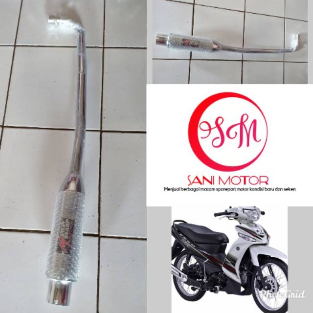 Vega ZR Racing Exhaust ยี่ห้อ CSR Neutral รุ่น Full Chroom | Shopee ...