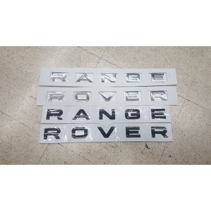 LAND ROVER RANGE ROVER LOGO 3D โลโกตัวอักษรติดท้ายรถ | Shopee Thailand