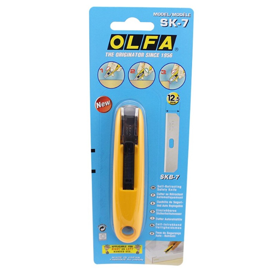 OLFA โอฟ่า รุ่น SK-7 มีดคัตเตอร์เซฟตี้กรีดกล่องลัง | Shopee Thailand