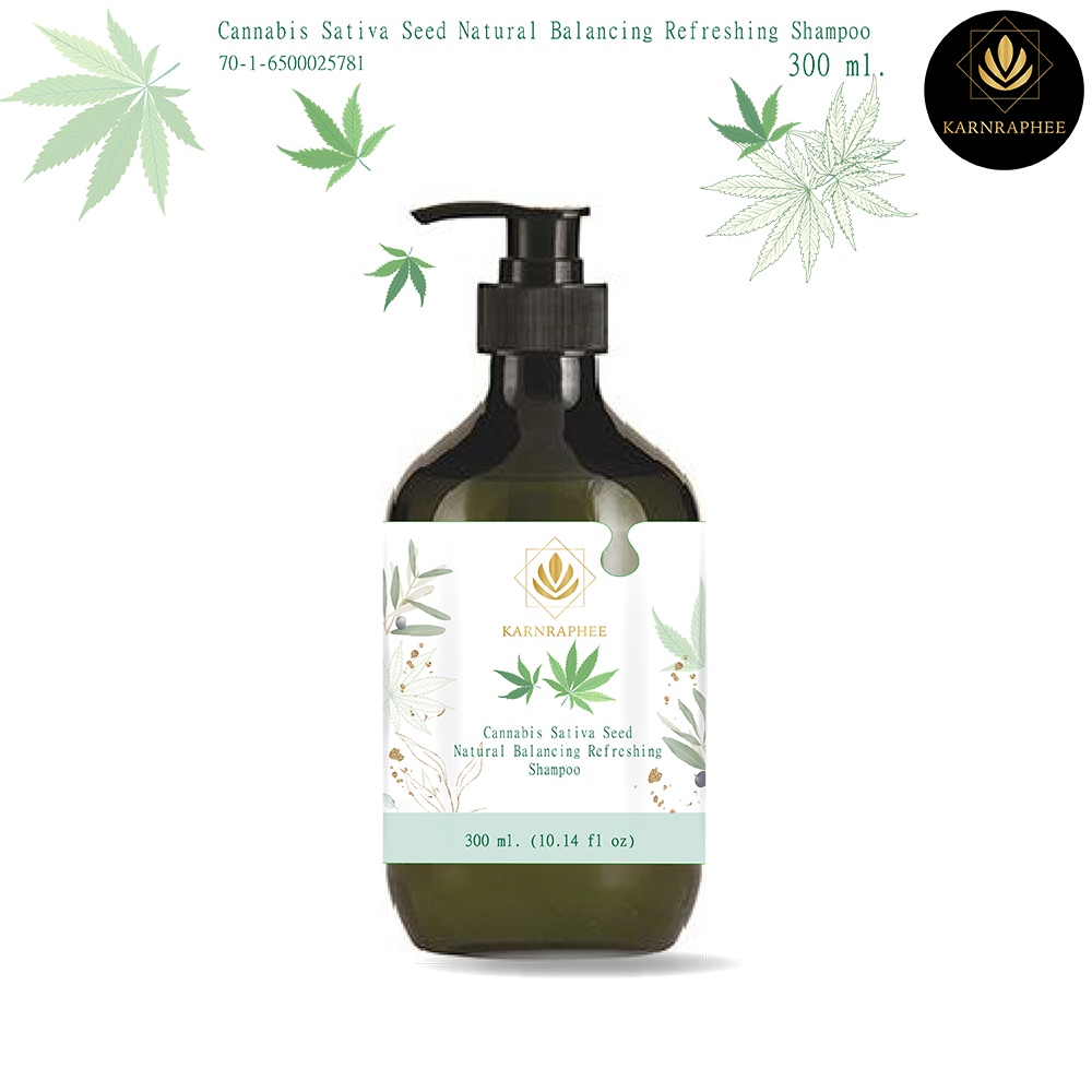KARNRAPHEE Cannabis Sativa Seed Natural Balancing Refreshing Shampoo ...