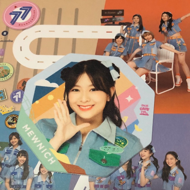 จานรองแก้ว BNK48 single 7 77 ดินแดนแสนวิเศษ มิวนิค | Shopee Thailand