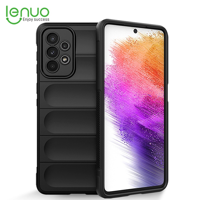 เคสโทรศัพท์มือถือ ซิลิโคนนิ่ม กันกระแทก สีพื้น หรูหรา สําหรับ Samsung Galaxy A52 A52S A32 A05 ...