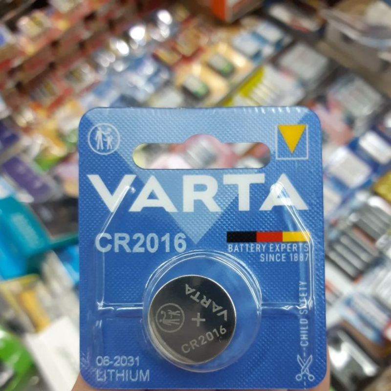 ถ่านรีโมท Varta CR2016 Lithium 3V แพคเดี่ยว จำนวน 1ก้อน ของแท้ แบรนด์ ...