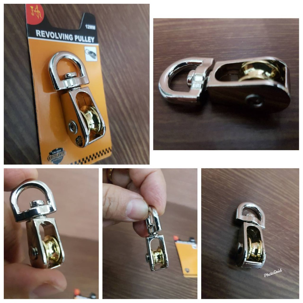 REVOLVING PULLEY รอกเชือกแสตนเลส ขนาด 12 mm สำหรับใช้ขนของ ยกของ รองรับ ...