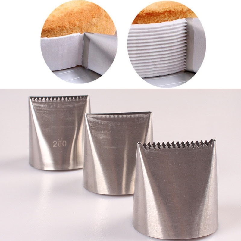 #200 #201 #202 หัวฉีดไอซิ่ง สเตนเลส ขนาดใหญ่พิเศษ ครีม ตกแต่งเค้ก ...