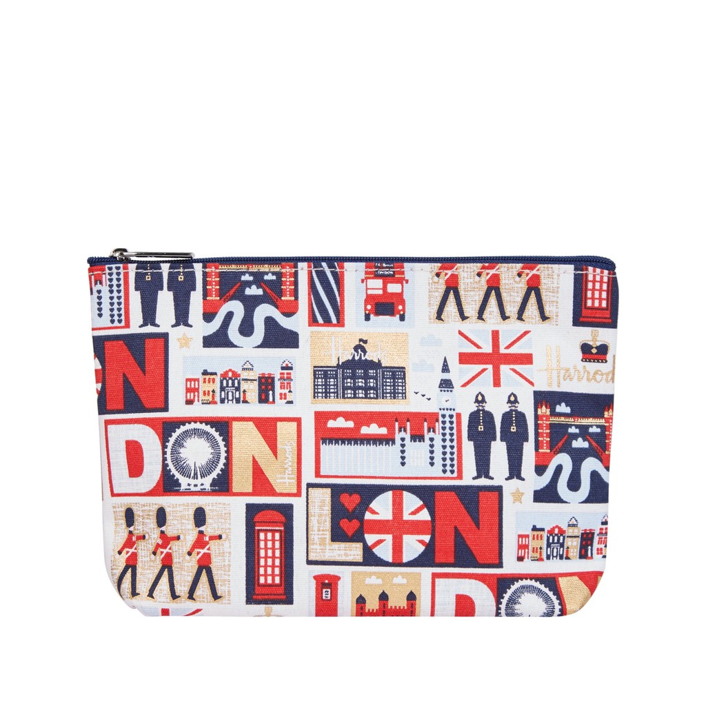 พร้อมส่ง HARRODS Iconic London Travel Pouch | Shopee Thailand