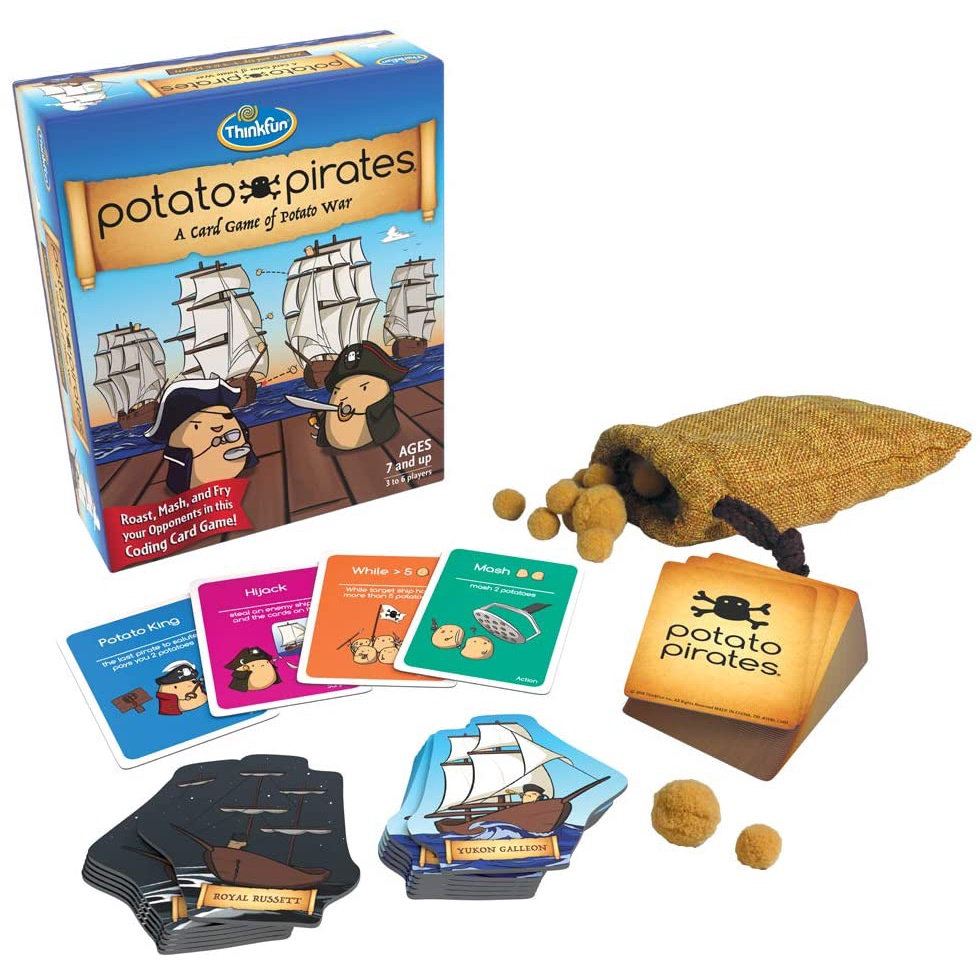 ThinkFun: Potato Pirates – A Card Game of Potato War [BoardGame ...