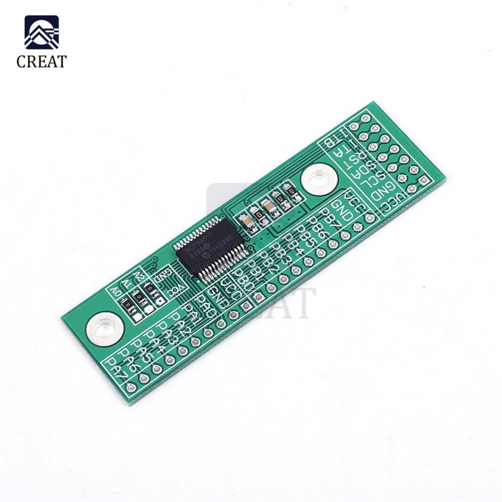 MCP23017 Power Supply I2C Interface 16bit I/O Extension Module Pin Board IIC to GIPO Converter ...